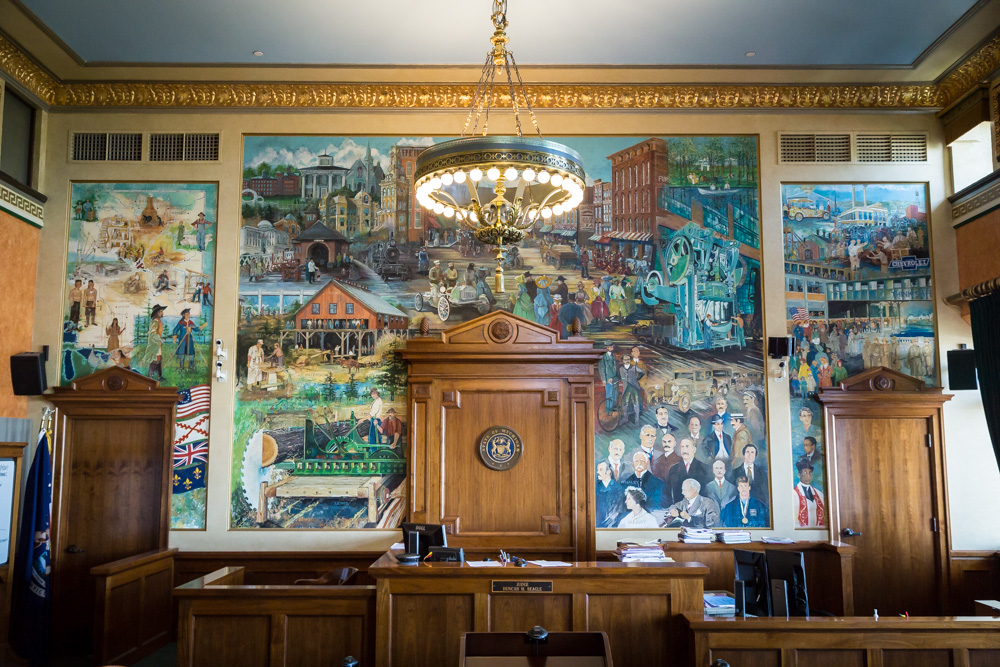 A Living Museum Artwork & Murals of the Genesee County Courthouse - My ...